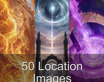 50 Location Images Set 5 - TCG, Dnd, RPG Image Portrait Collection for ...