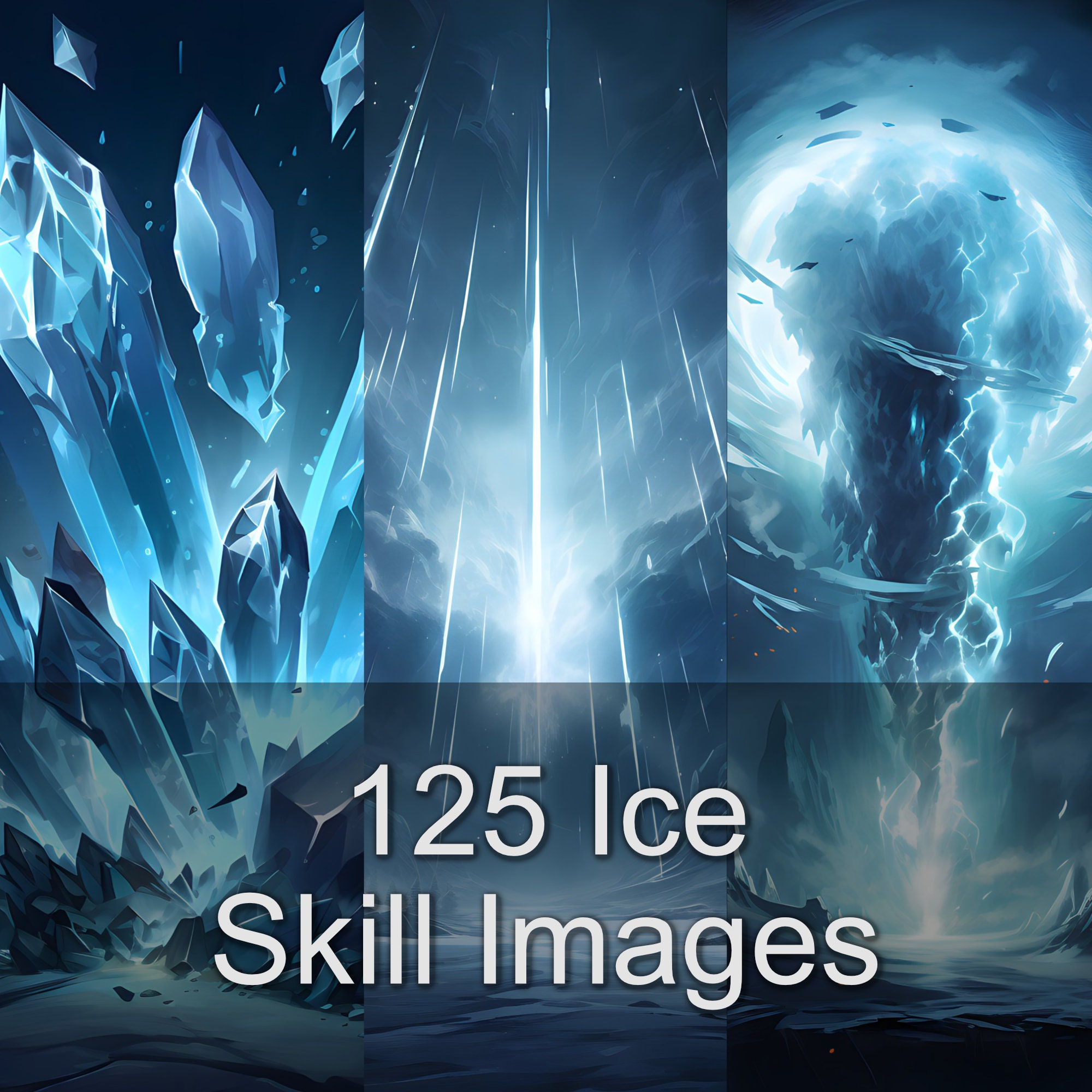 125 Ice Skill Images TCG Dnd RPG Image Portrait Collection - Etsy