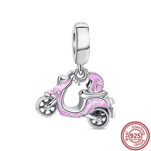 Transport Charm for Pandora Bracelet, 925 Sterling Silver, Scooter ...