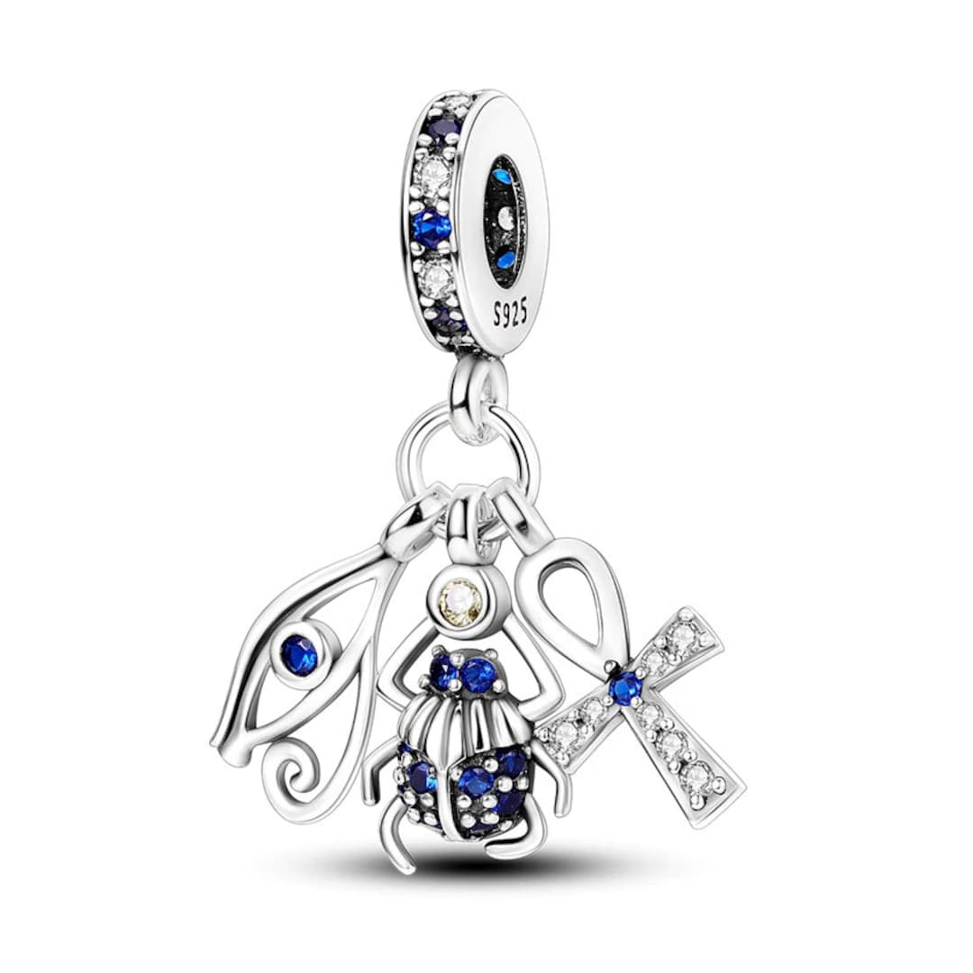 Egyptian Protection Charm 925 Sterling Silver Fit for Pandora Bracelet ...