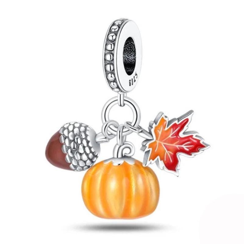Pandora Autumn Leaves Charm - Etsy