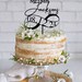 Custom Engagement Infinity Symbol Cake Topper/rustic Wedding - Etsy