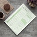 Green Minimalist Digital Daily Planner, Instant Download, Printable - Etsy