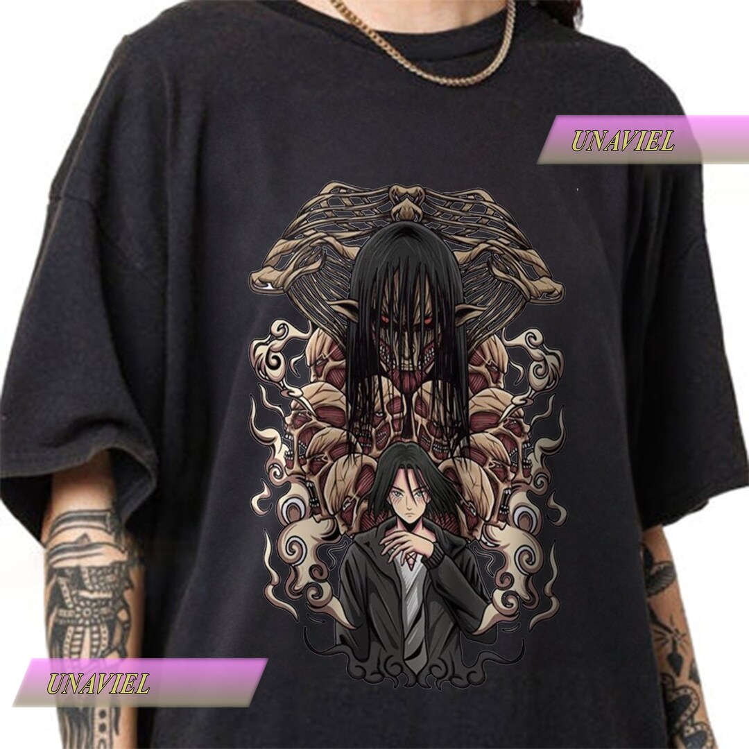 Eren Yeager Tee, Eren Yeager T Shirt, Attack on Titan Shirt, Eren ...