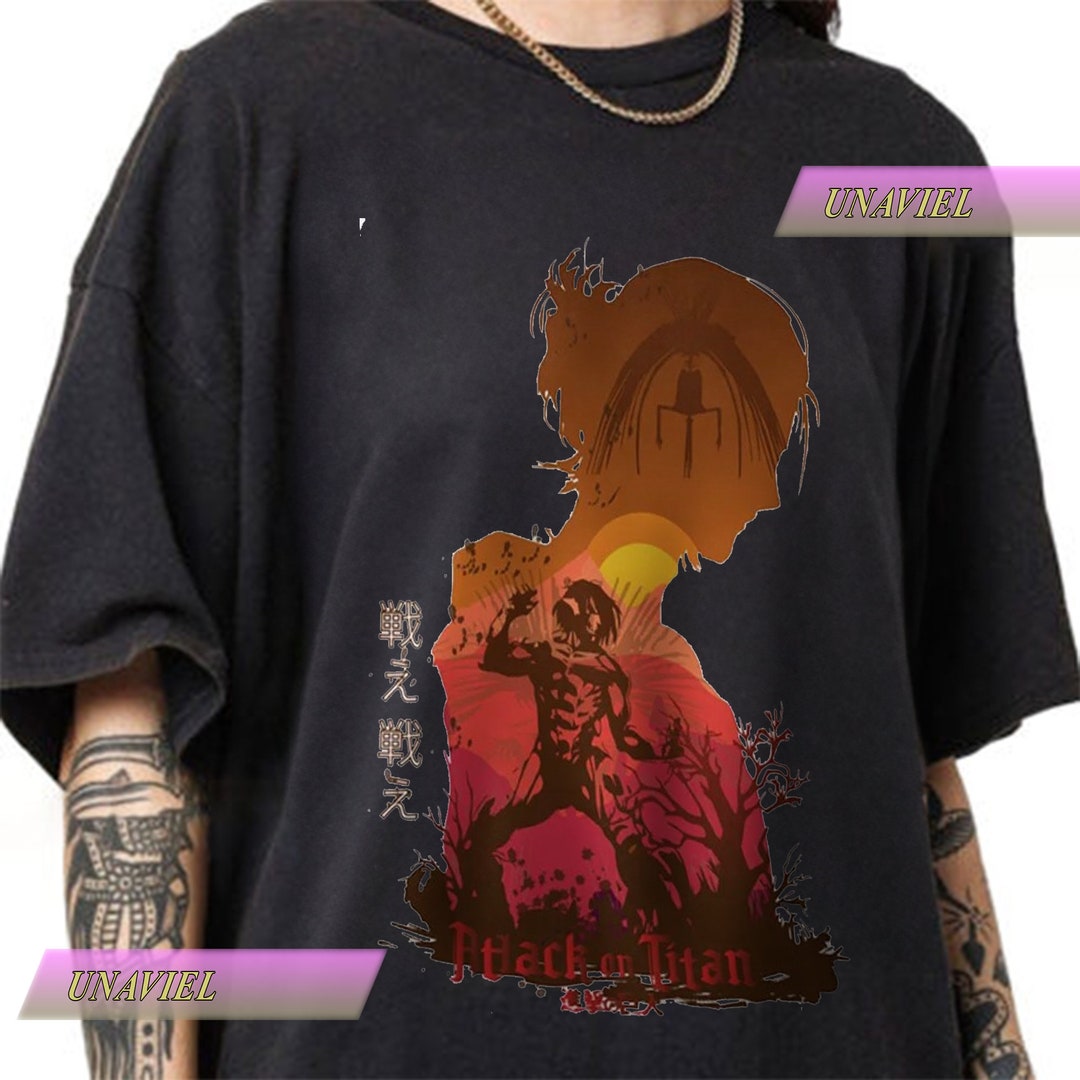 Eren Yeager Tee, Eren Yeager Tshirt, Eren Yeager Shirt,attack on Titan ...