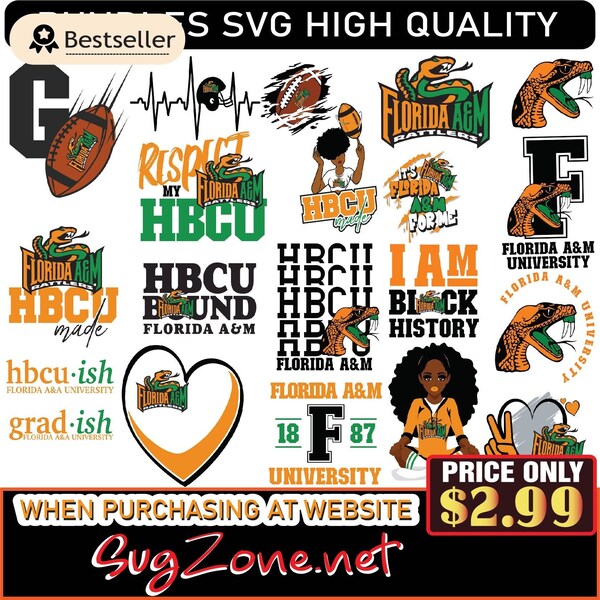 Famu Logo Svg - Etsy