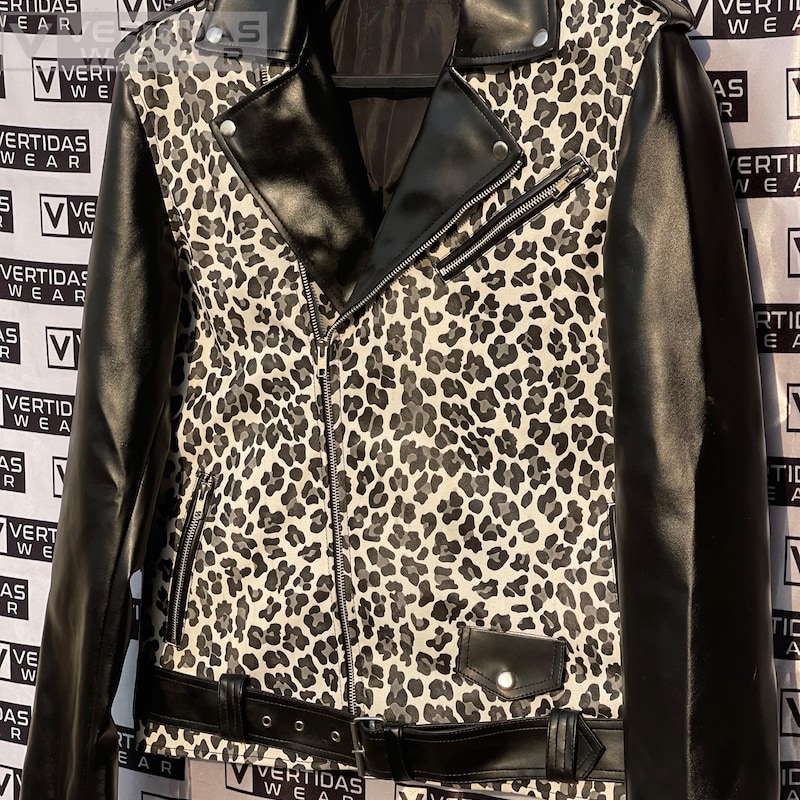 Punk Jacket Leopard - Etsy