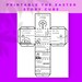 Easter Story Coloring Cube, Printable Bible Verse Activity, Easter ...