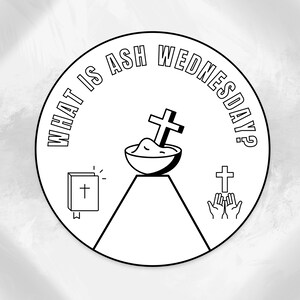 What is Ash Wednesday Coloring Wheel, Christian Printable Craft for ...