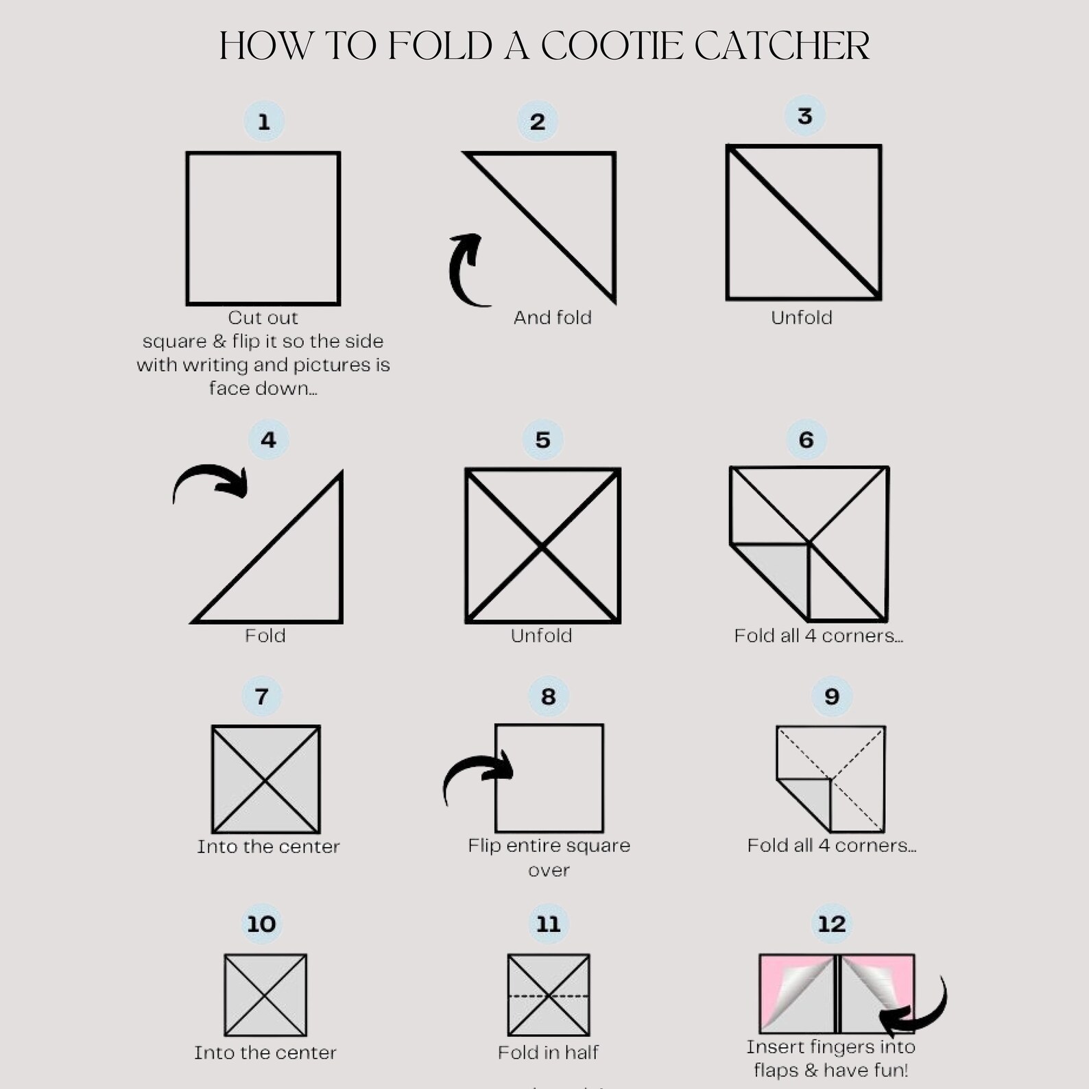 The Ascension of Jesus Cootie Catcher, Sunday School Bible Activity ...