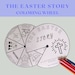 The Easter Story Bible Coloring Wheel, Printable Bible Activity, Bible ...