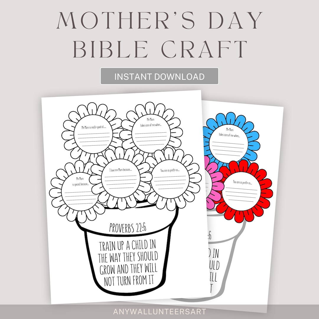 Mother's Day Craft Activities, Mother's Day Crafts and Keepsakes ...