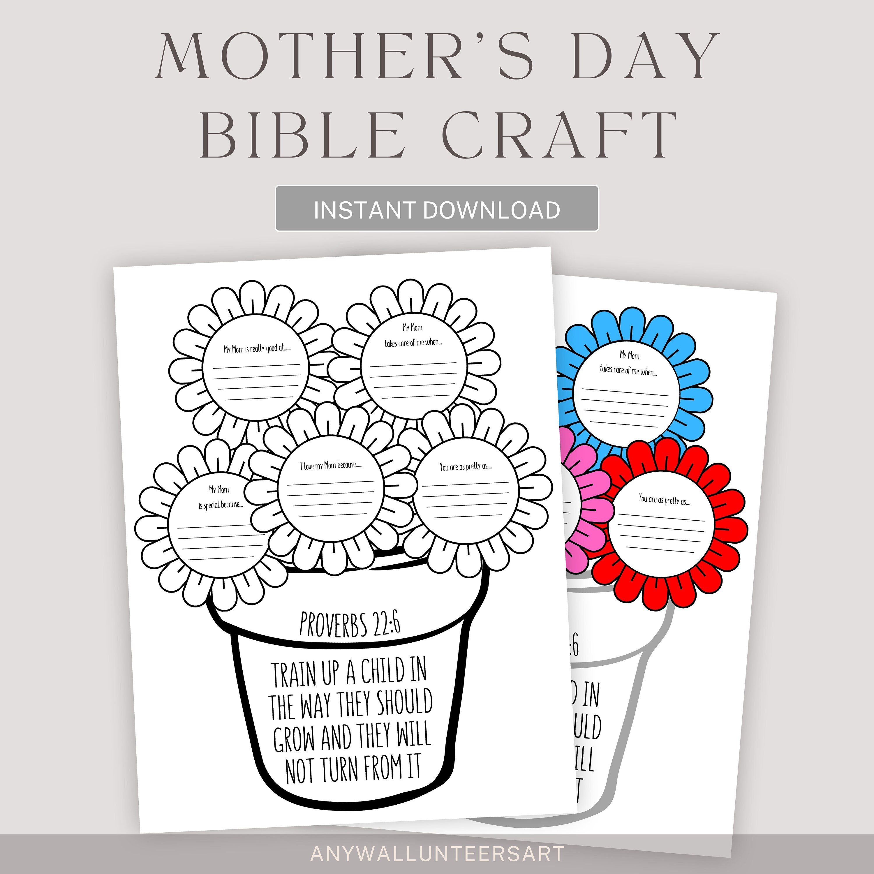 Mother's Day Craft Activities, Mother's Day Crafts and Keepsakes ...