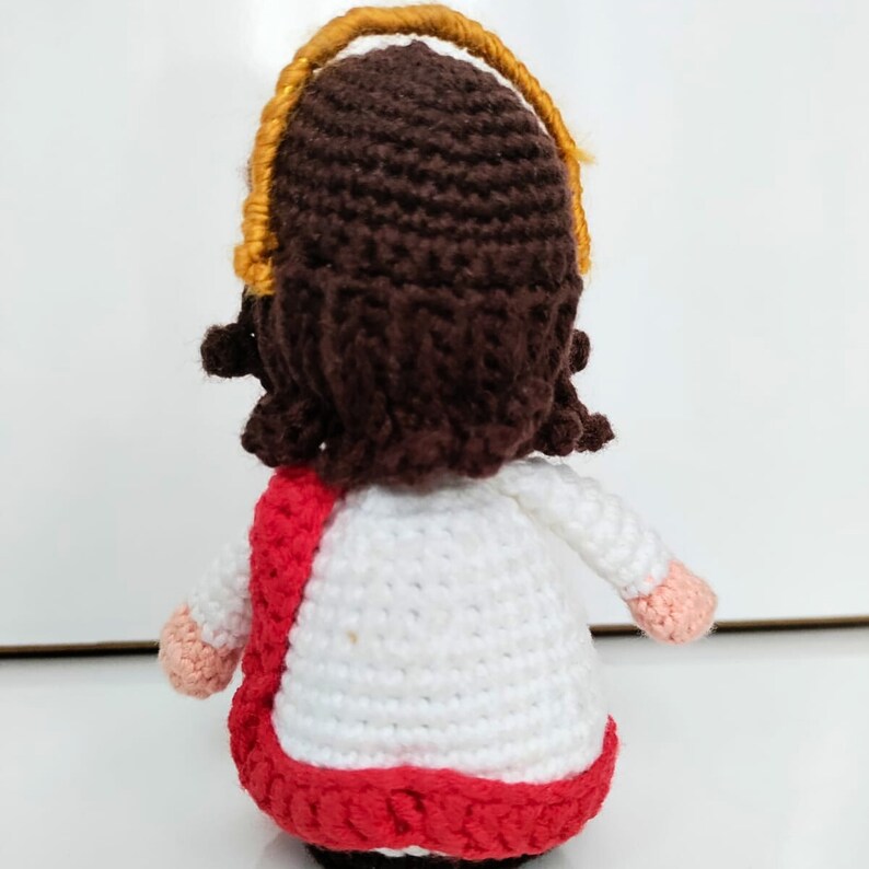 PATTERN: the Sacred Heart of Jesus Amigurumi, Jesus Crochet Pattern ...