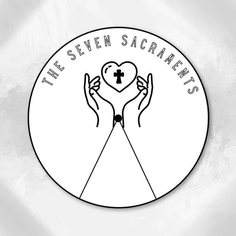 The Seven Sacraments Coloring Wheel, 7 Sacraments Coloring Page ...