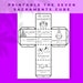The Seven Sacraments Cube, Bible Coloring Page Learning Sheet ...