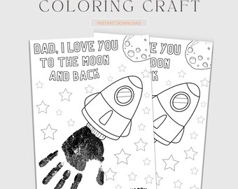 Father's Day Handprint Bible Craft, Father's Day Crafts and Keepsakes ...