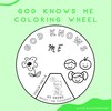 Identity in Christ Coloring Wheel, Printable Sunday School Lesson ...