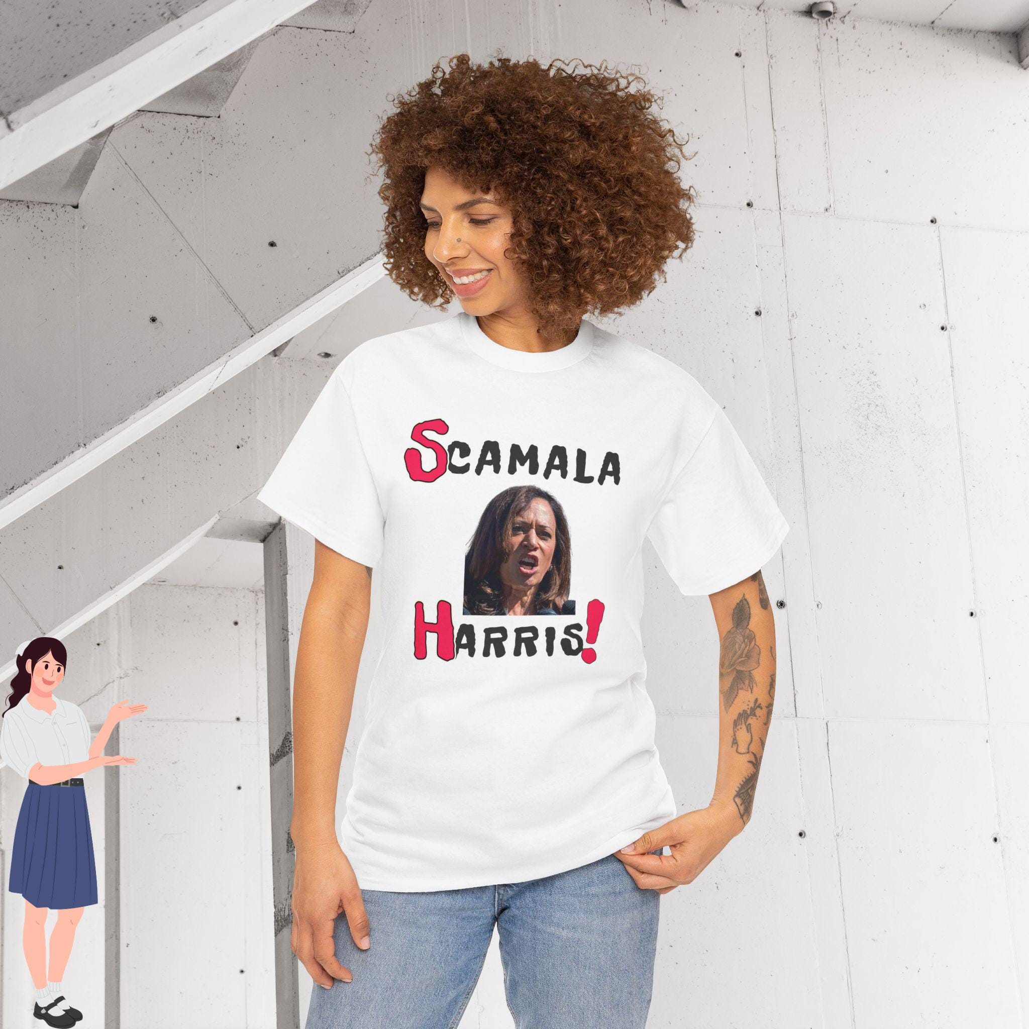Scamala Harris, Kamala Harris the Scam Artist Tshirts - Etsy