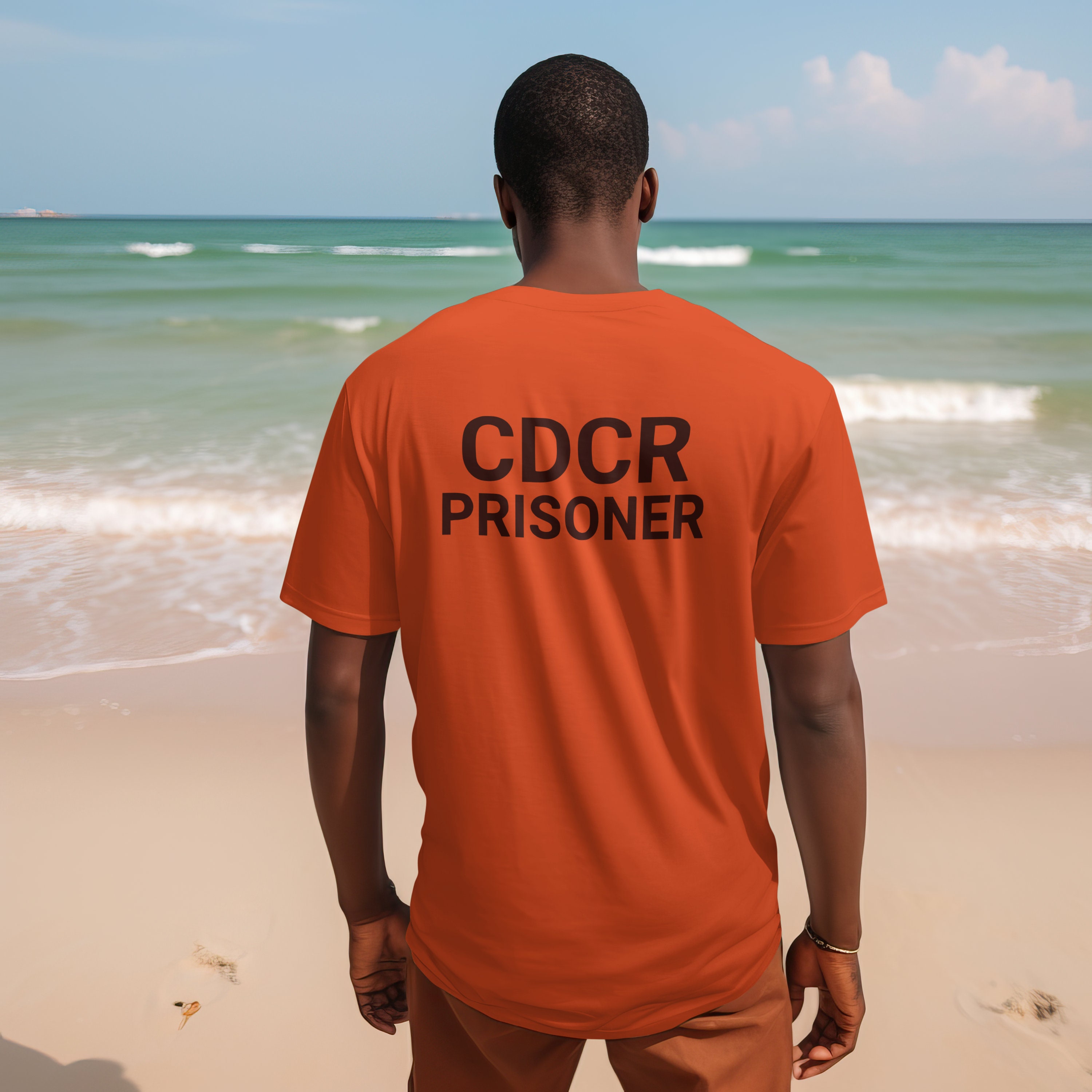 CDCR Prison T-shirt, Orange Inmate Shirt, Prison T Shirt, CDCR Clothing, Genuine CDCR Design ...