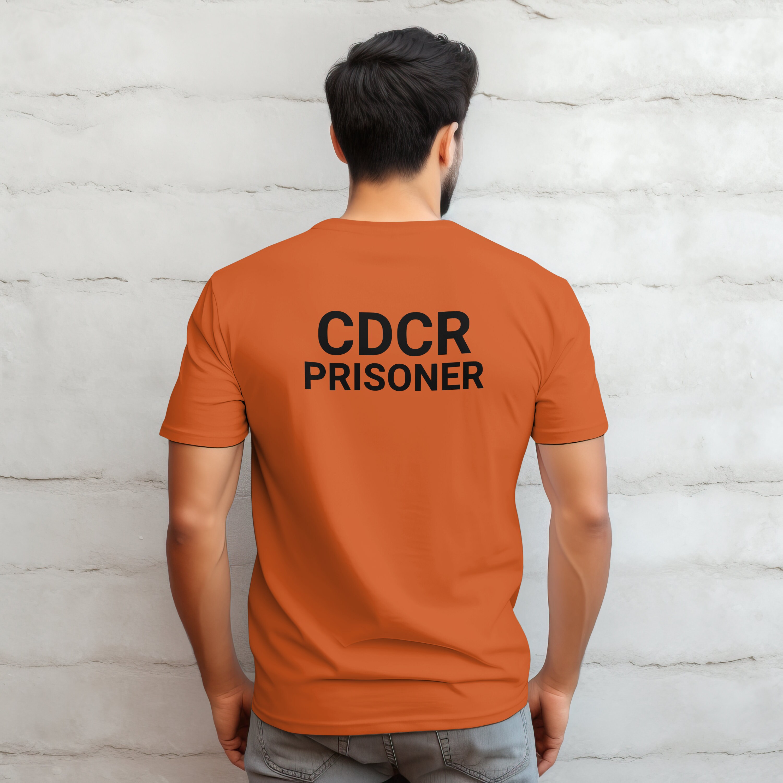 CDCR Prison T-shirt, Orange Inmate Shirt, Prison T Shirt, CDCR Clothing ...