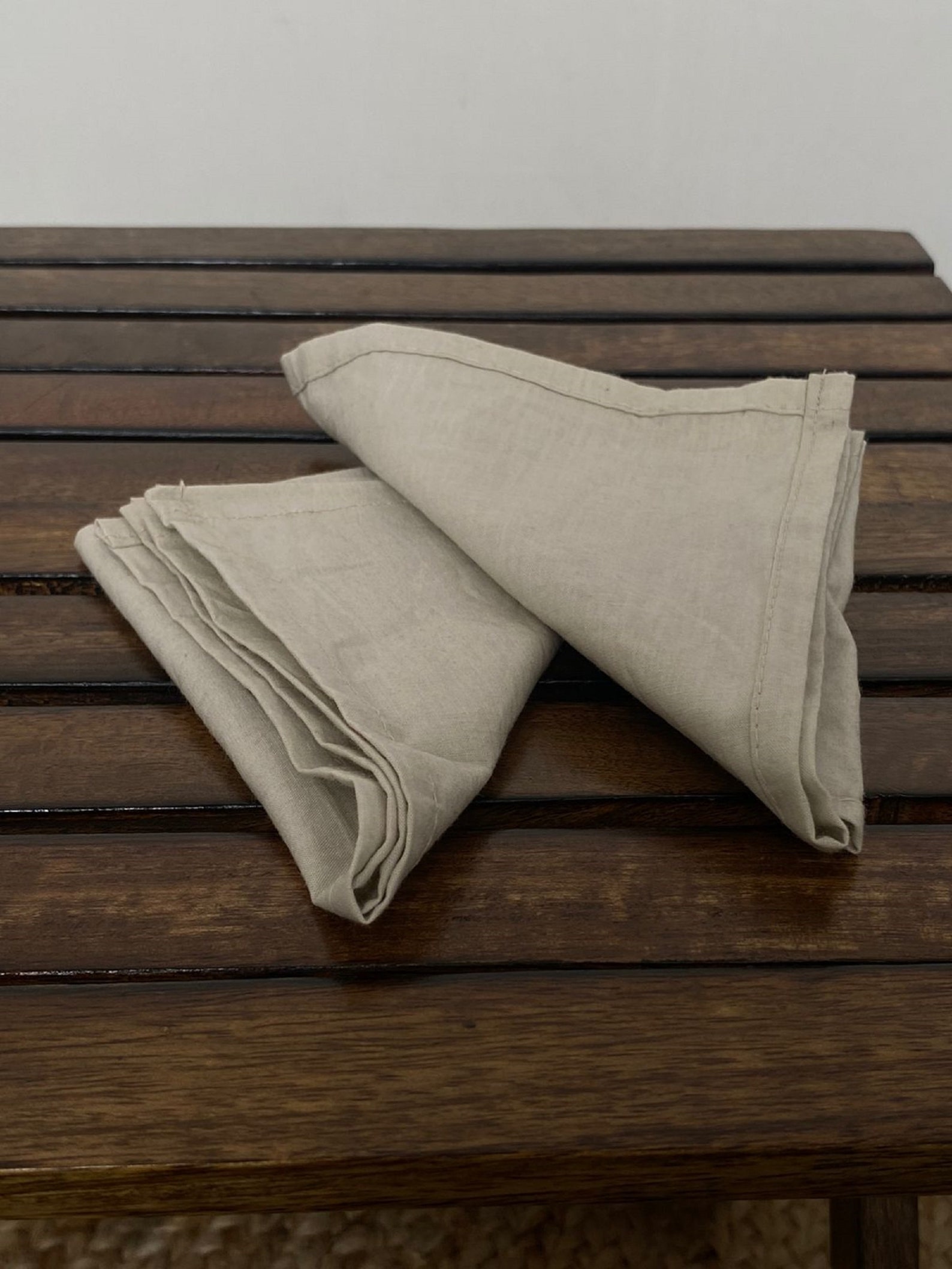 100 Pack of Natural Cotton Napkin for Dining or Everyday Meals at Home ...