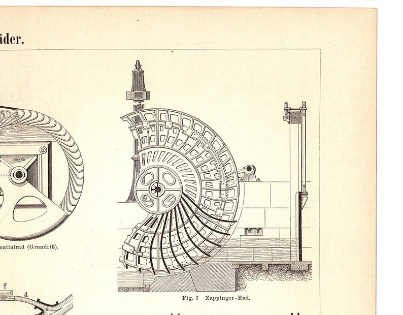 Original 1888 Antique Colour Lithography Print of the Paddlewheel ...