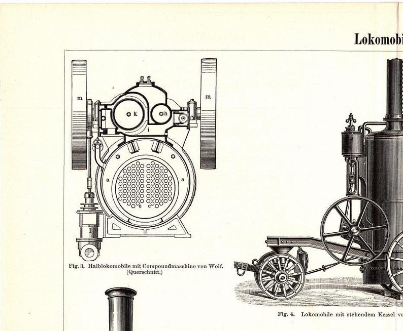 Original 1897 Antique Lithography Print Trains Locomotives Locomotive ...
