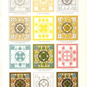 Original 1894 Antique Colour Lithography Print Chromatic Polarization ...