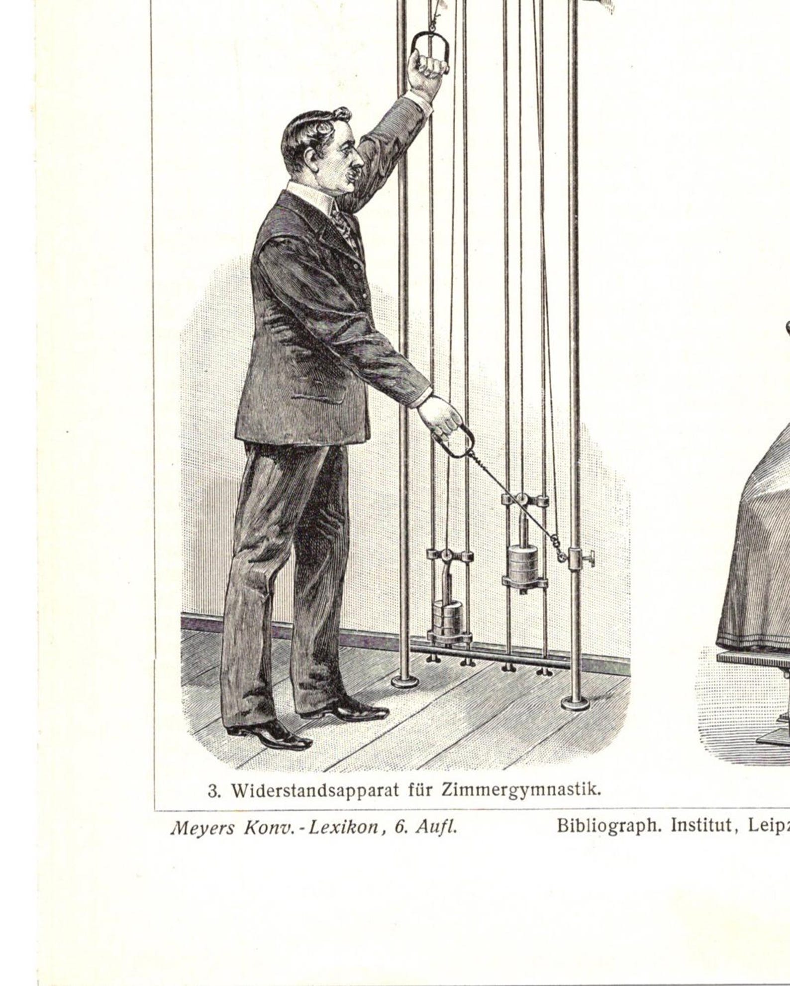 Original 1905 Antique Lithography Print Healing Gymnastics ...