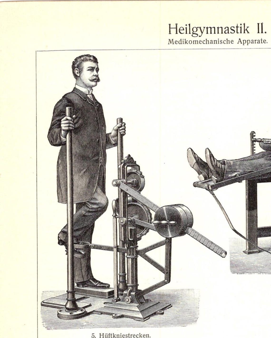 Original 1905 Antique Lithography Print Healing Gymnastics ...