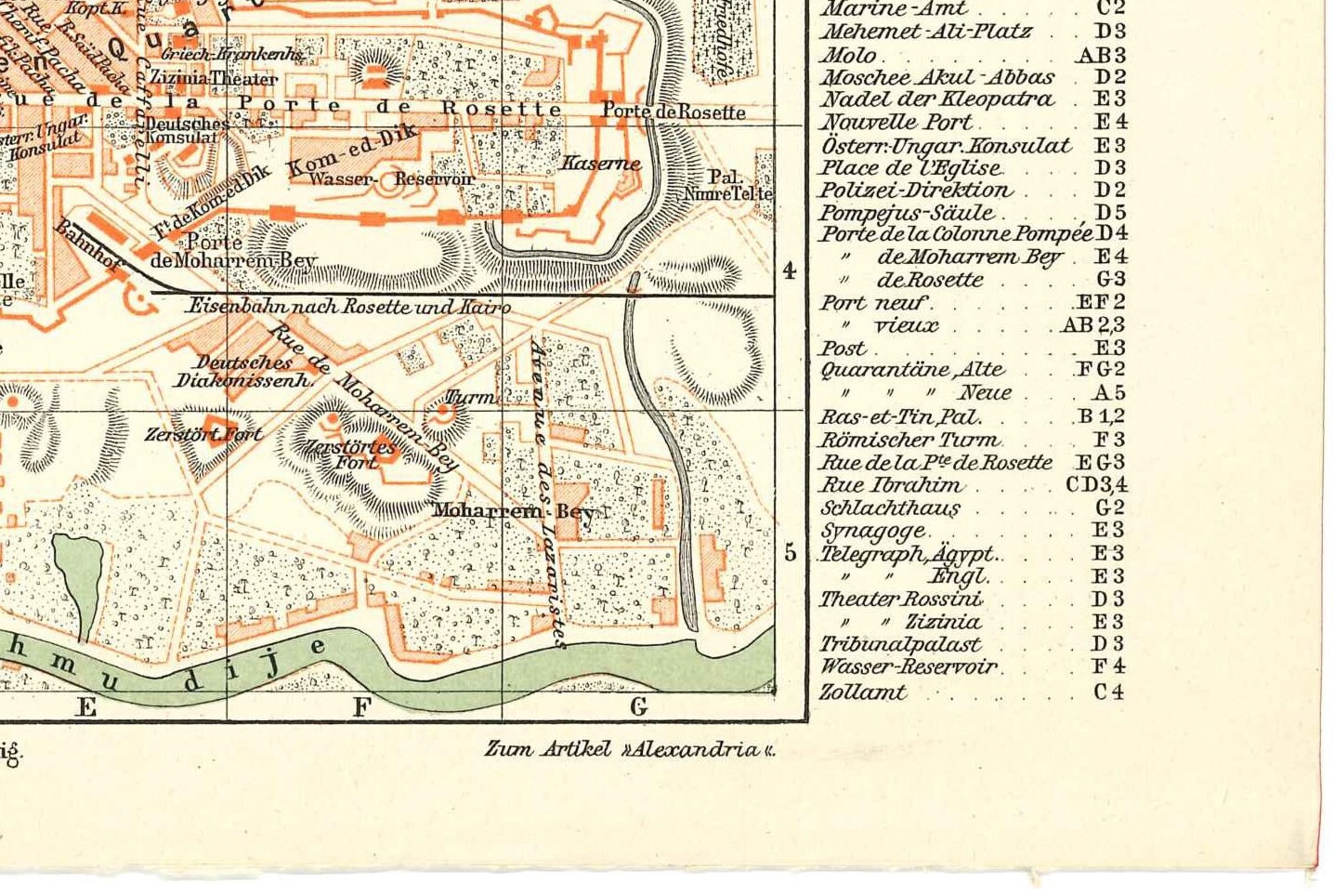 Original 1894 Antique Colour Lithography Print Beautiful Map of the ...