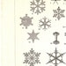 Original 1897 Antique Colour Lithography Print of Snowflakes - Etsy