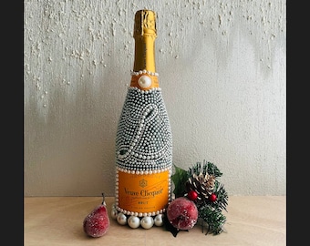 Custom Pearl Champagne Bottle - Etsy