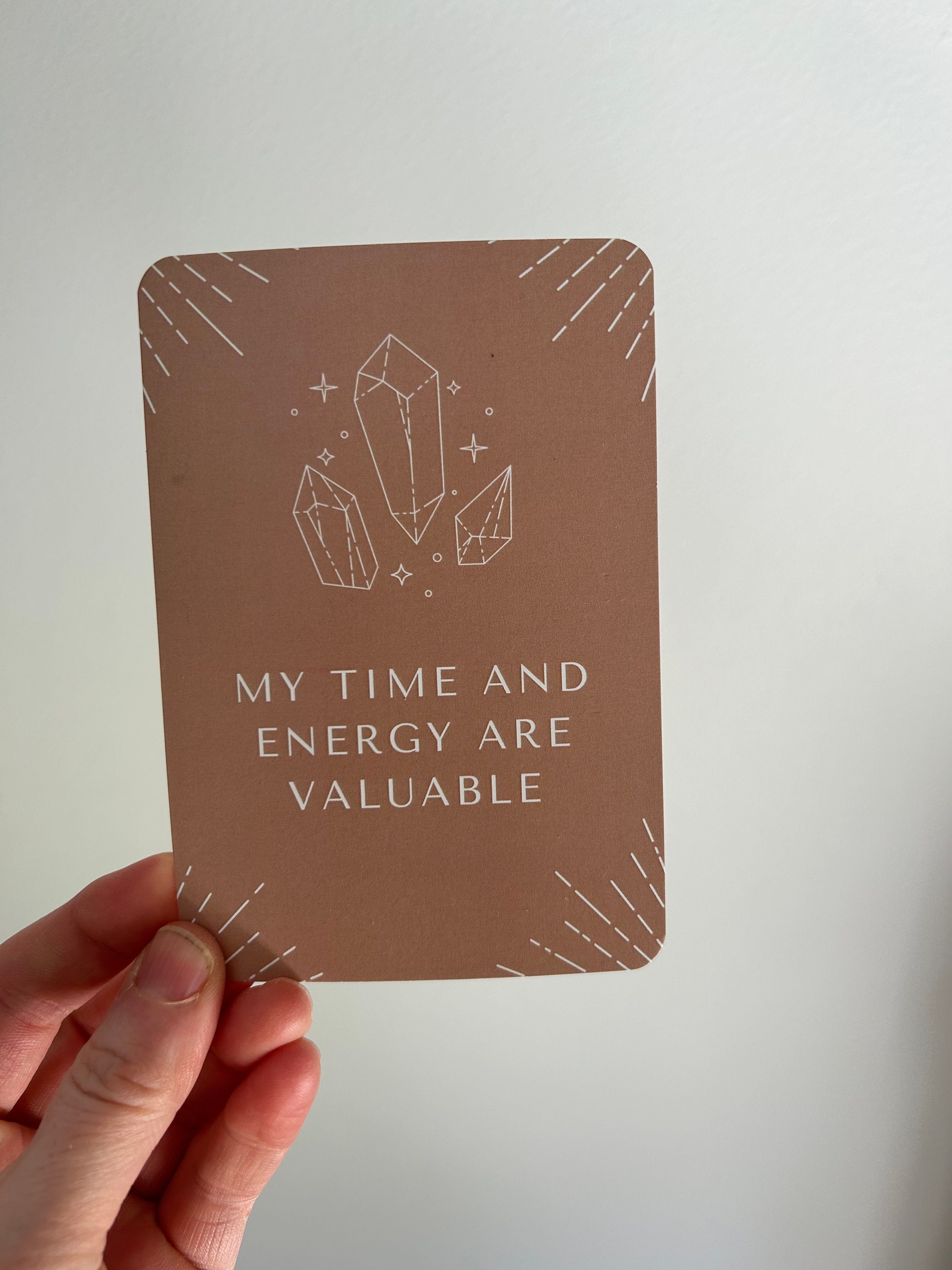 Beautiful Boundaries Affirmation Cards - Etsy