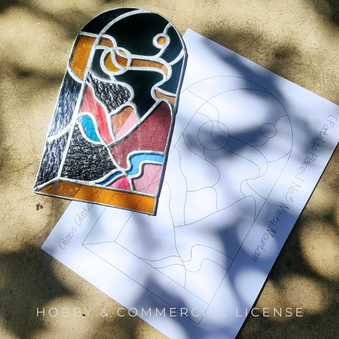 Misty Mountain Stained Glass Pattern Stained Glass Patterns Stained ...