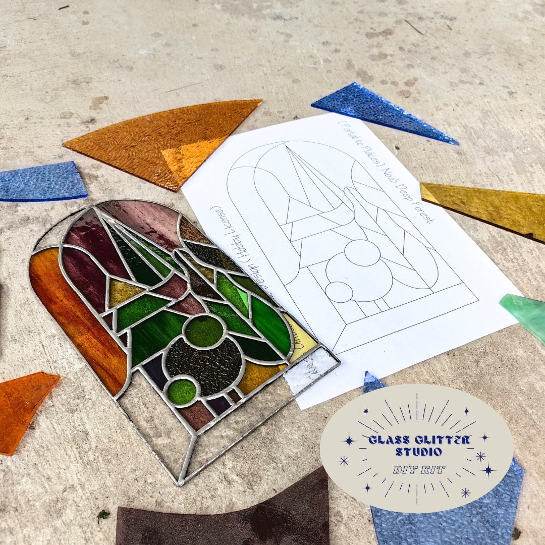 Deep Forest Stained Glass Pattern • Stained Glass Patterns • Stained ...