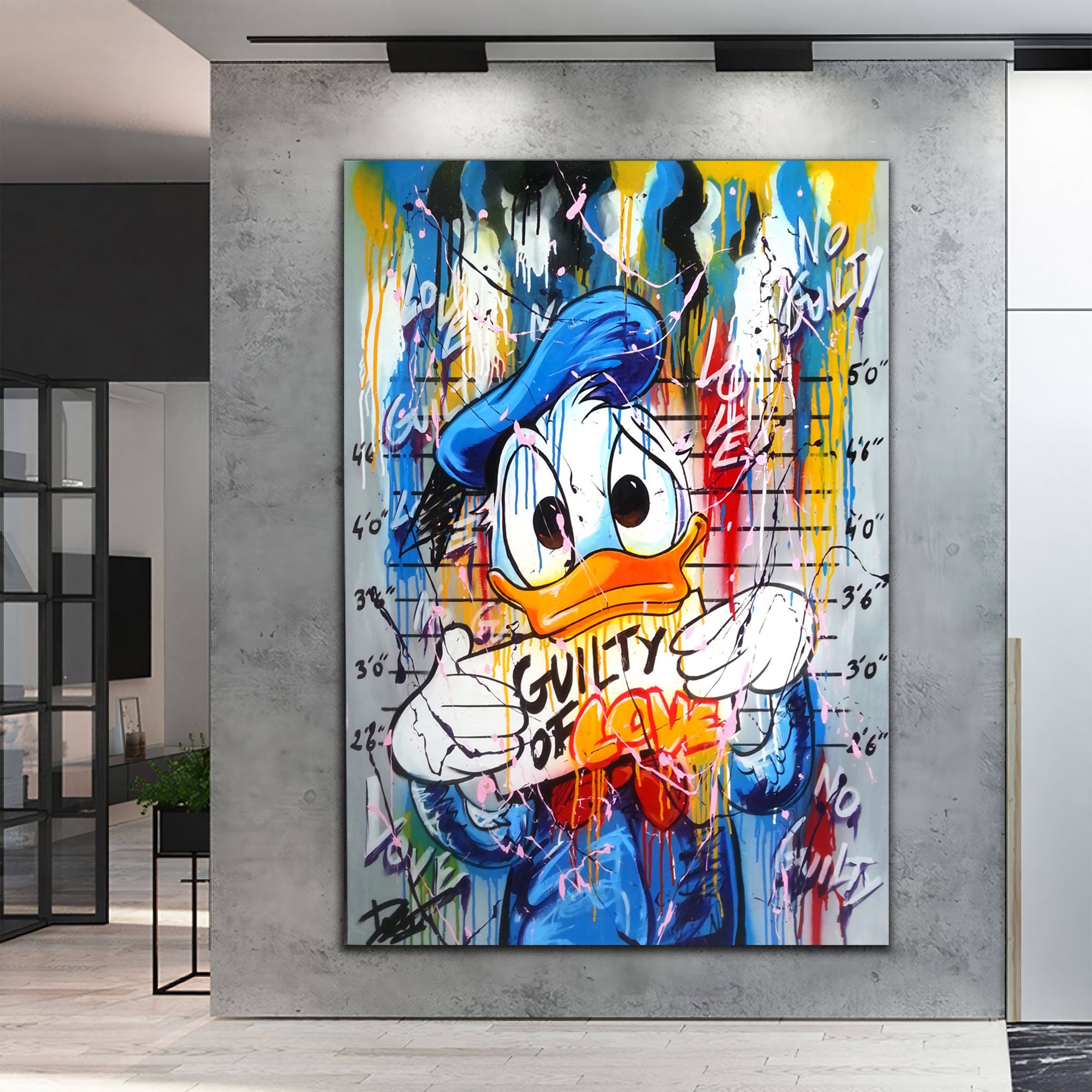 Banksy Guilty Dorlock Homes Graffiti Pop Art Leinwand, Banksy Style Pop ...