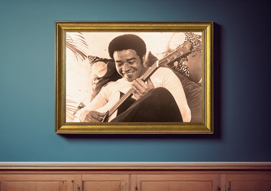 Bill Withers Poses for a Portrait 1973 Vintage Framed Wall Art, Bill ...
