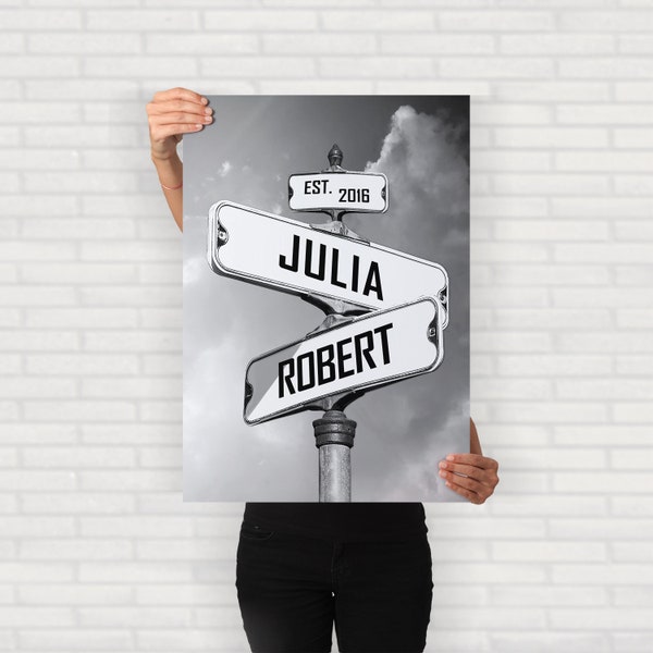 Wedding Street Sign - Etsy