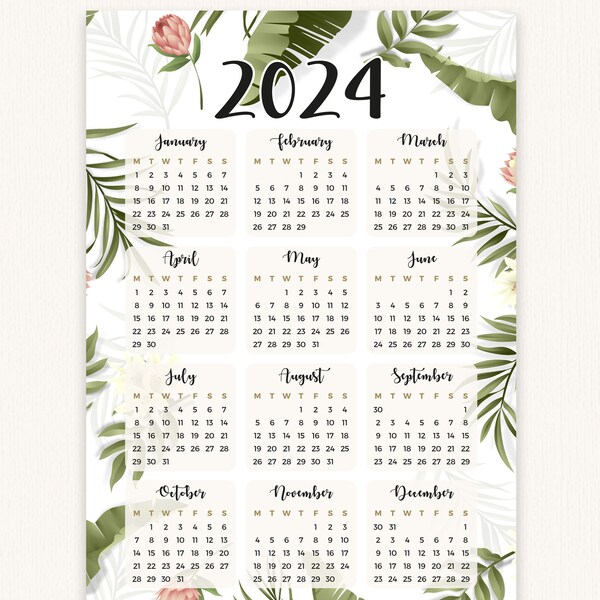 Poster Calendar - Etsy