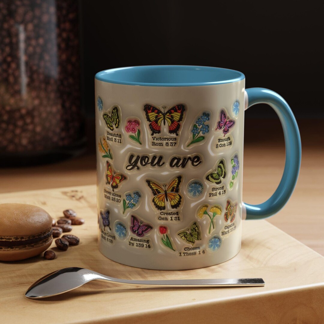 Stunning 3D Effect Bible Affirmations Mug -11 Oz Mug - Etsy