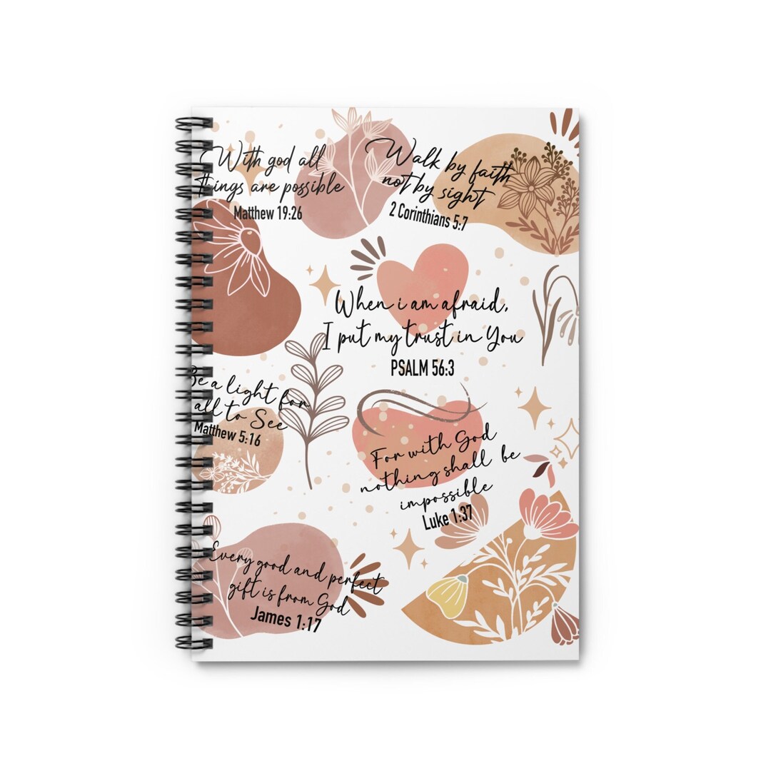 Positive Inspiration: Faith Affirmations Spiral Notebook for Daily ...
