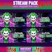 Joker Card Twitch Stream Pack | Superhero Twitch Overlay | Twitch ...