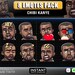 8 Emotes Chibi Rapper Twitch ,discord ,youtube | Black Man Emotes ,bold ...