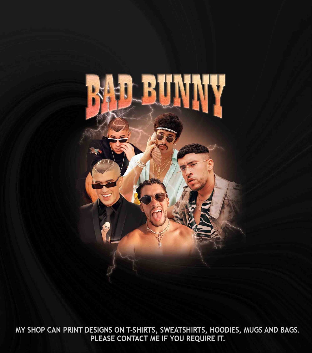 Bad Bunny Design, Bad Bunny Png Digital Download File Sublimation, Svg ...
