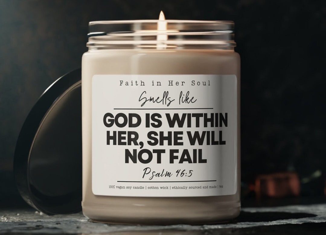 Christian Candles Christian Candle Bible Verse Decor Christian Gifts ...