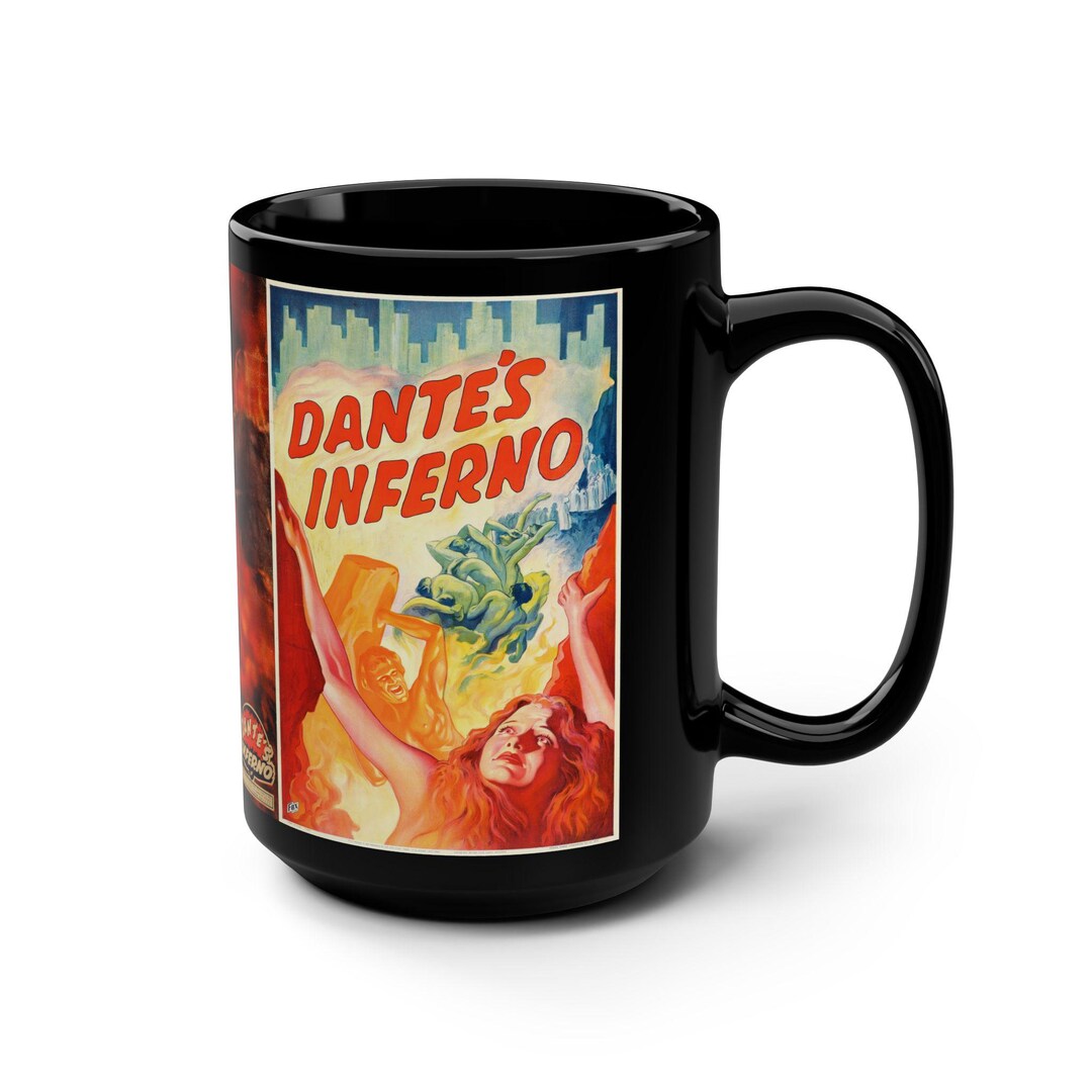 Dante's Inferno (1935) Spencer Tracy Horror Movie Poster Black Mug ...