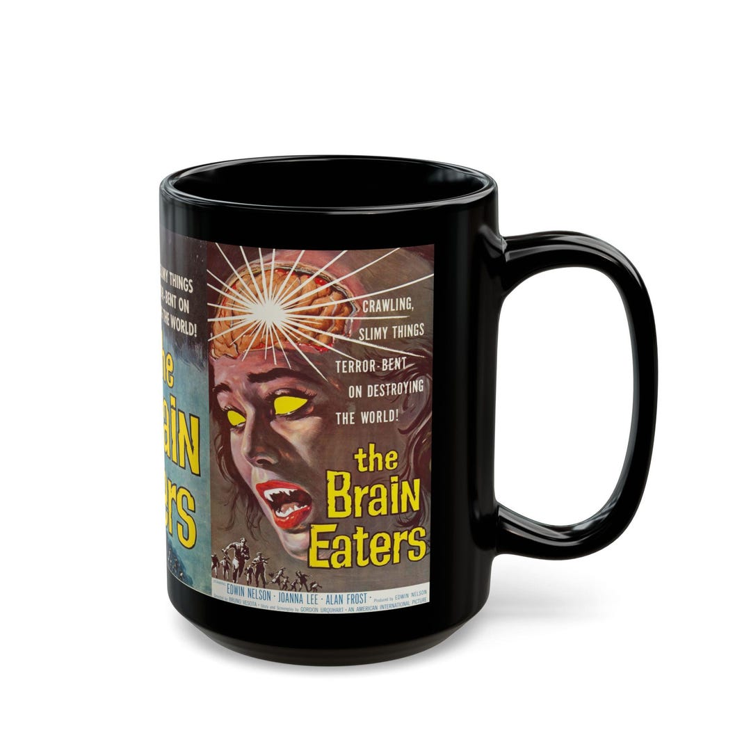 The Brain Eaters (1958) Crazy Sci-fi/horror AIP Movie Poster Black Mug ...