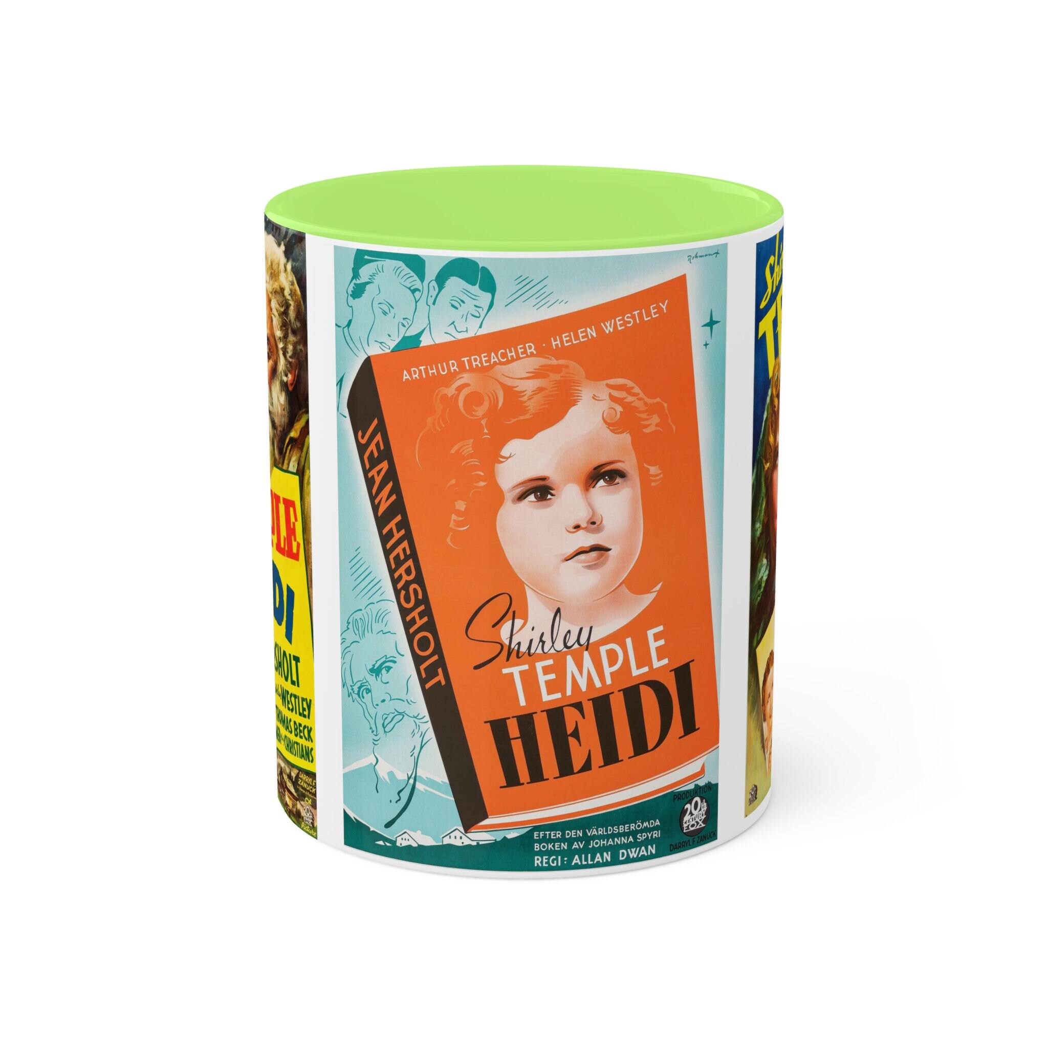 Heidi - Shirley Temple Classic Movie Poster 11oz Mug From Her 1937 Film ...